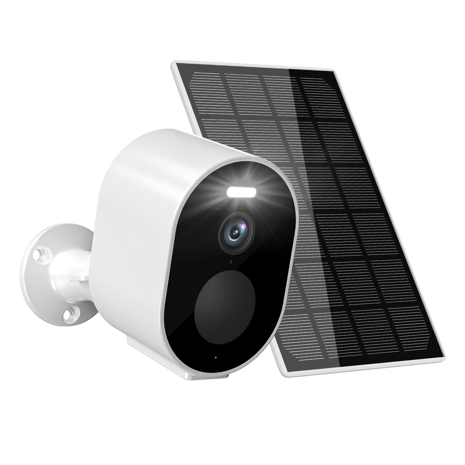 blurams Solar Security Cameras Outdoor with 2K, Cameras for Home Security with Color Night Vision, IP66 Weatherproof, PIR Human Detection, 2-Way Audio w/Siren & Spotlight, Works w/Alexa