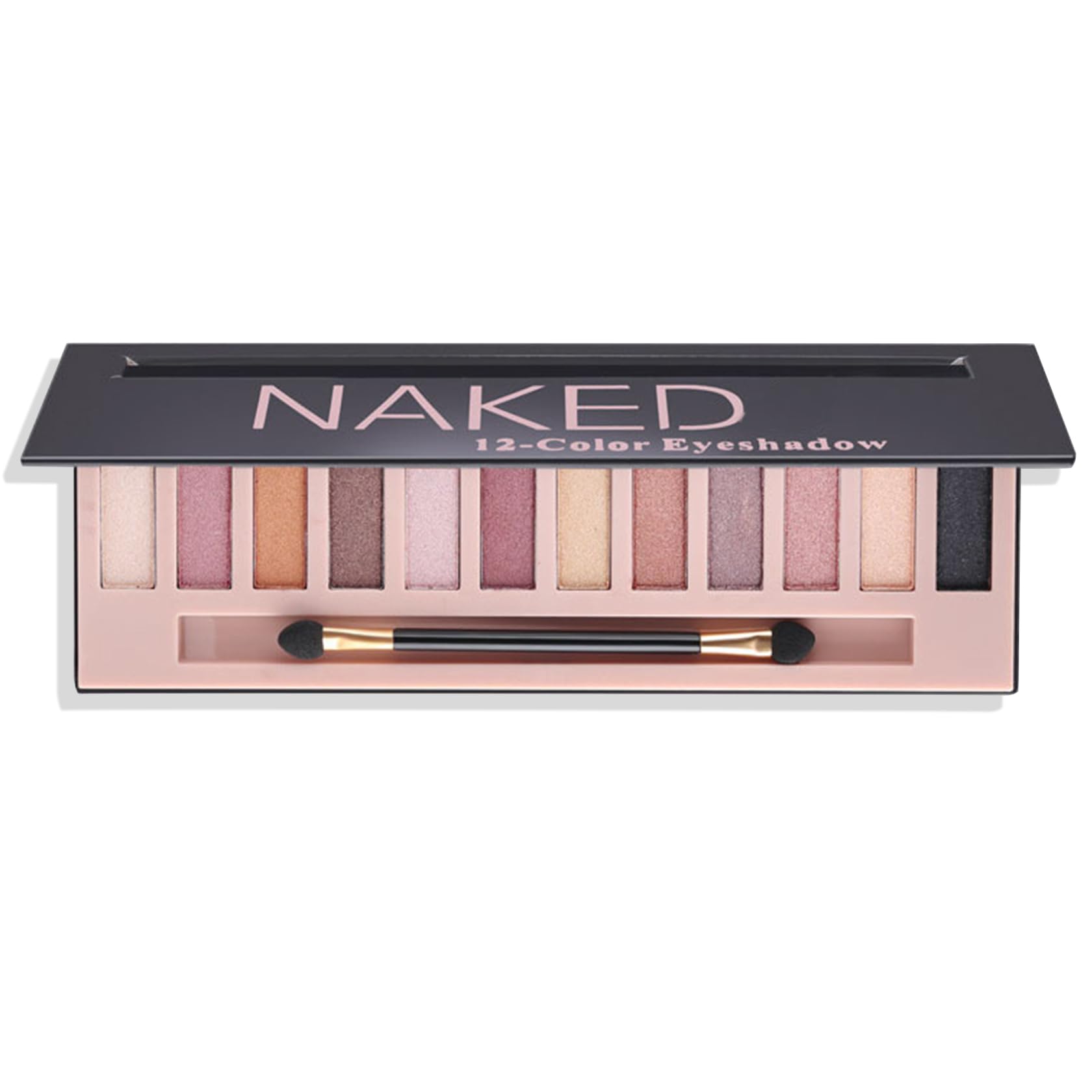 12 Colors Naked Eyeshadow Palette,Nude Eyeshadow Palette,Natural Matte Eyeshadow Palette,Eye Shadow Palette with Brush,Waterproof & Long Lasting Smokey Eye Makeup(Matte)