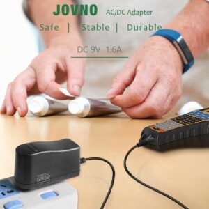 9V AC DC Adapter Charger for DYMO LabelManager 160 LM-160 LM-500TS 100 150 210D 220P 350 LM210D LM-200 LM-150 Rhino 6000 5200 4200 1738976 Handheld Label Maker Printer, JOVNO 9V 1.6A Power Supply