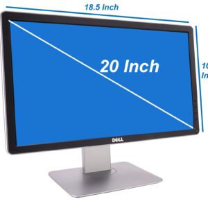 Dell P2016 Widescreen 20 inch LED Monitor, VGA, Display Port, 16.7 Million Colors, 178 Degree Viewing Angle, Built-in USB Hub, HD at 60Hz, 8ms Response time (Renewed)