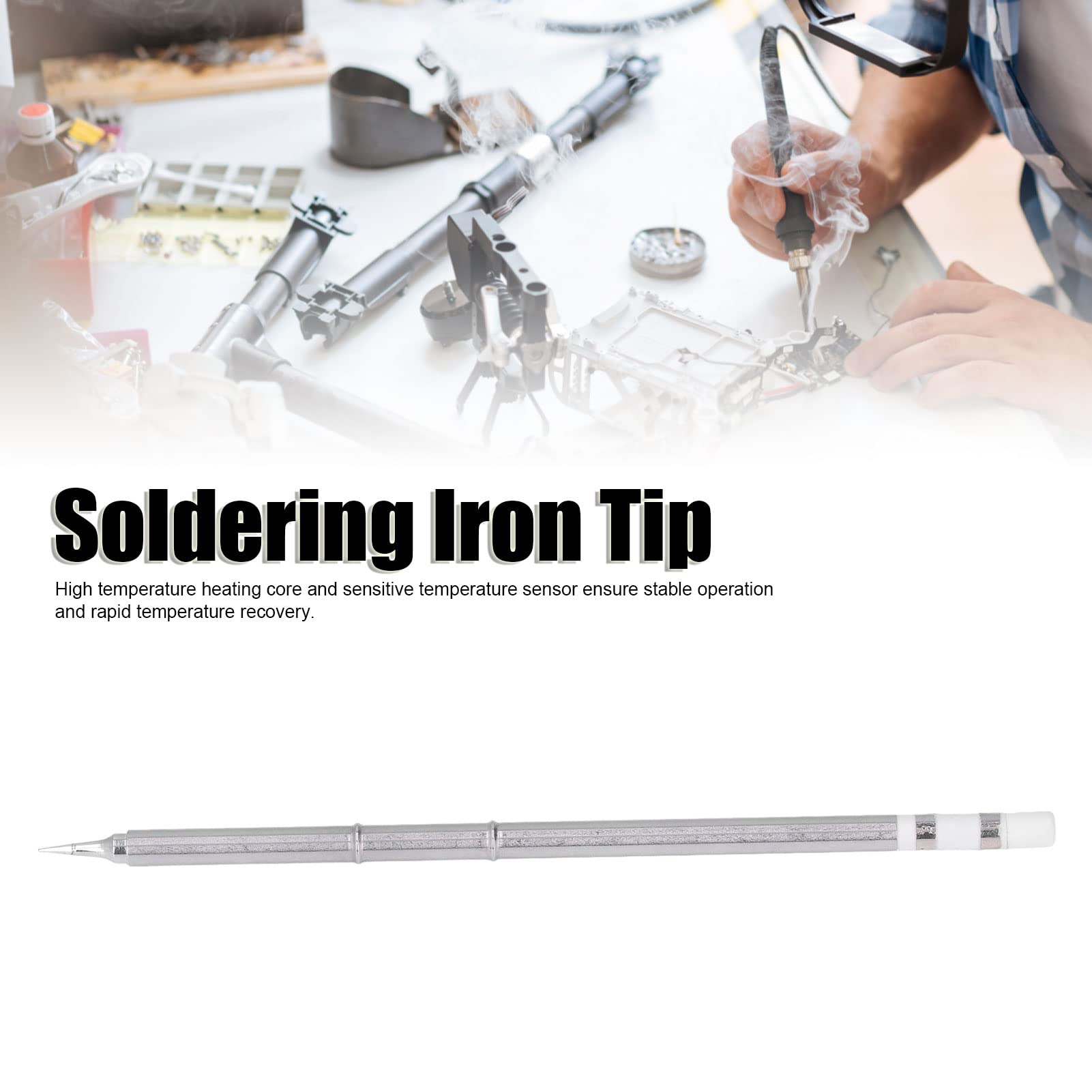 T12 Soldering Iron Tip Solder Bit Welding Head Quick Heating Welder Accessory Part for Soldering(T12-ILS)