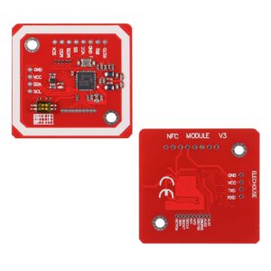 ALMOCN 3PCS PN532 NFC NXP RFID Module V3 Kit Near Field Communication Reader Module Kit I2C SPI HSU with S50 White Card Key Card for Arduino Raspberry Pi DIY Smart Phone Android Phone