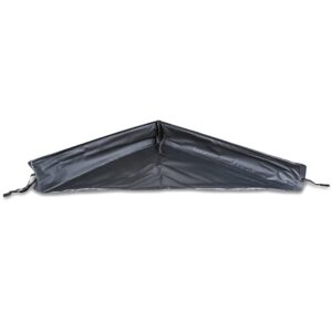 2nd Containment Folding Duck Pond - Portable Spill Containment Go Berm - 18 oz PVC, 3’x3’x6” - Black