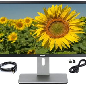 Dell P2016 Widescreen 20 inch LED Monitor, VGA, Display Port, 16.7 Million Colors, 178 Degree Viewing Angle, Built-in USB Hub, HD at 60Hz, 8ms Response time (Renewed)