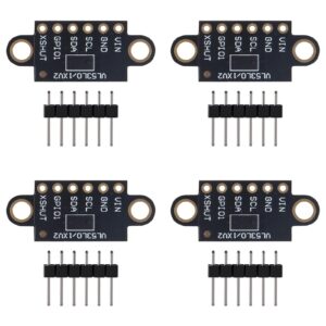 dweii vl53l0x time-of-flight flight distance measurement sensor breakout vl53l0x tof laser range finder pack of 4