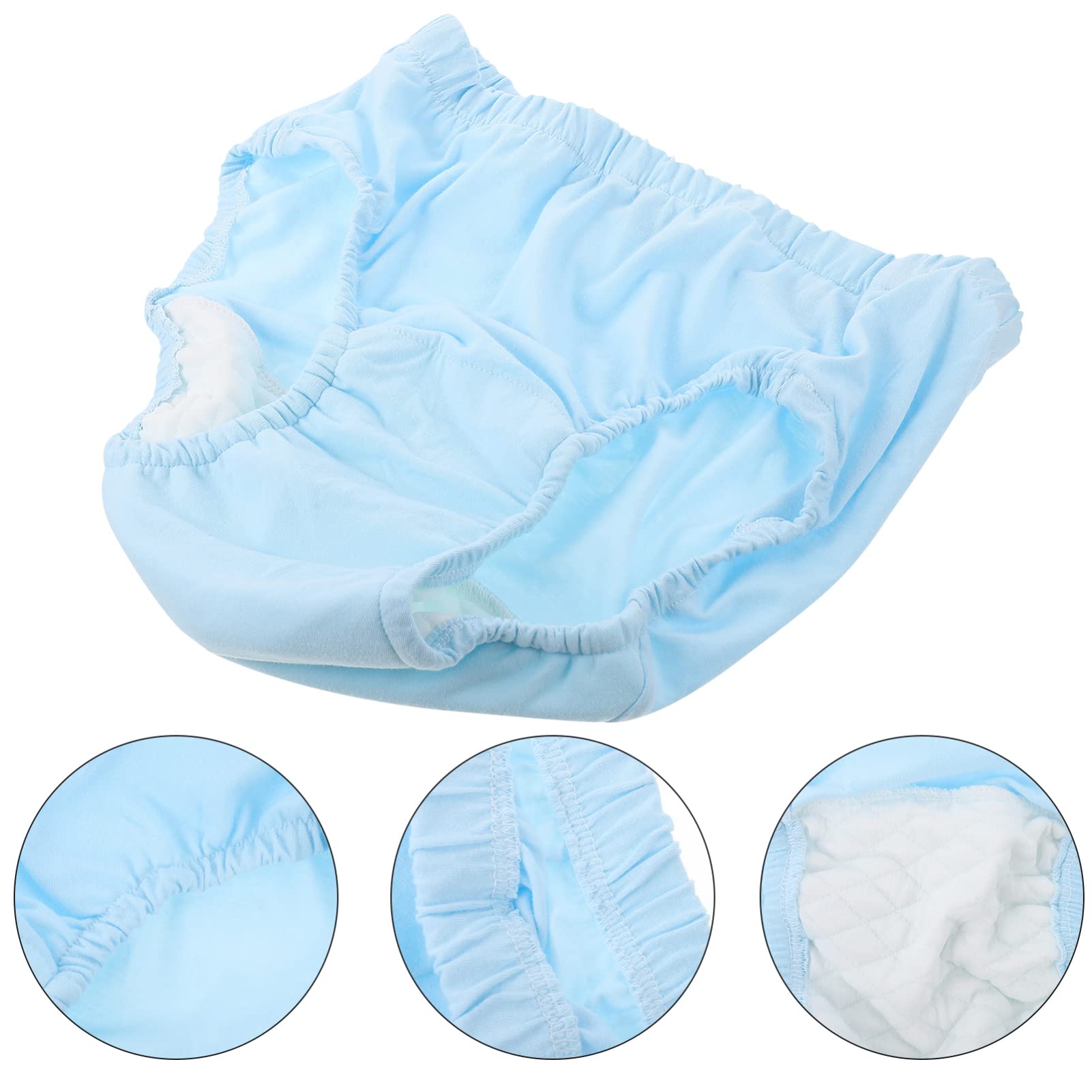 Cabilock Elderly Anti-Urine Old Man Costume for Adults Plus Size Lingerie for Women Costumes for Men Incontinence Elderly Diaper Elderly Underpants Multipurpose Nappy Cotton