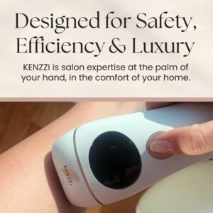 Kenzzi IPL PRO Hair Removal Device - IPL Laser Hair Removal and Rejuvenating Technology - Pain-Free At Home Laser Hair Removal for Whole Body Treatment