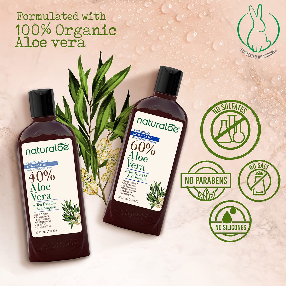 Naturaloe - Scalp Care - 60% Aloe Vera (Shampoo)