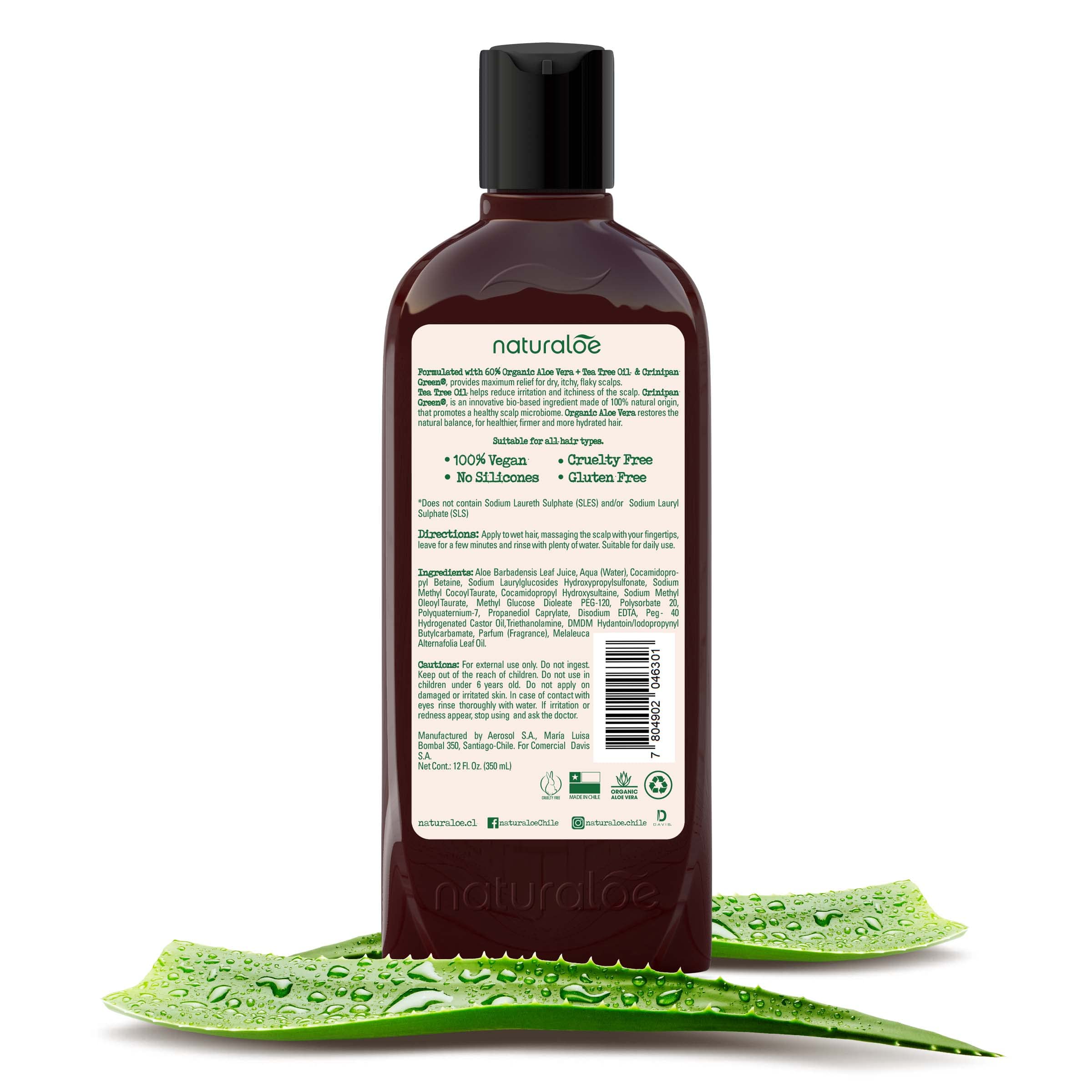 Naturaloe - Scalp Care - 60% Aloe Vera (Shampoo)