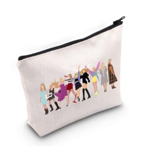 tobgbe album inspired gift let us enjoy sing song makeup bag music lover gift (sing happier bag)