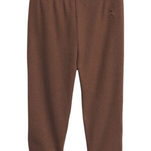 GAP Unisex Baby Ribbed Legging, Cozy Brown, 12-18 Months US