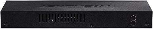 TRENDnet 8-Port Unmanaged 2.5G Switch,Wall Mountable, TEG-S380(Renewed),Black