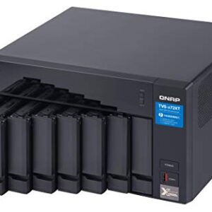 QNAP TVS-872XT-i7-16G-US Ultra-High Speed 8 Bay Thunderbolt™ 3 NAS. Intel® Core™ i7 6-Core Procssor, 16GB RAM