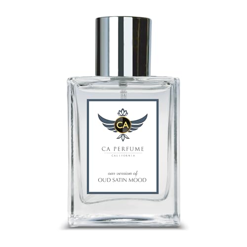 CA Perfume Impression of Maison Francis Oud Satin Mood For Men Replica Version Fragrance Dupes Concentrated Long Lasting Eau de Parfum Spray Refillable Atomizer Bottle 1.7 Fl Oz/50ml-X1