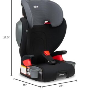 Britax Highpoint Backless Belt-Positioning Booster Seat, SafeWash Black Ombre