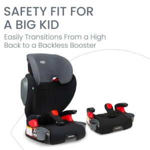 Britax Highpoint Backless Belt-Positioning Booster Seat, SafeWash Black Ombre