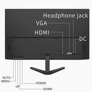 Prechen PC Monitors, 19 Inch Monitor 1440x900, 60 Hz, Computer Monitor with HDMI & VGA Interface, 5ms, Brightness 250 cd/m², Built-in Speaker LED Monitor for Laptop office