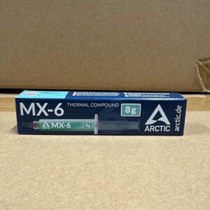 ARCTIC MX-6 (8 g) - Ultimate Performance Thermal Paste for CPU, Consoles, Graphics Cards, laptops, Very high Thermal Conductivity, Long Durability, Non-Conductive