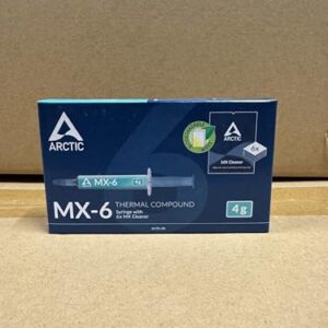 ARCTIC MX-6 (4 g, incl. 6 MX Cleaner) - Ultimate Performance Thermal Paste for CPU, Consoles, Graphics Cards, laptops, Very high Thermal Conductivity, Long Durability, Non-Conductive