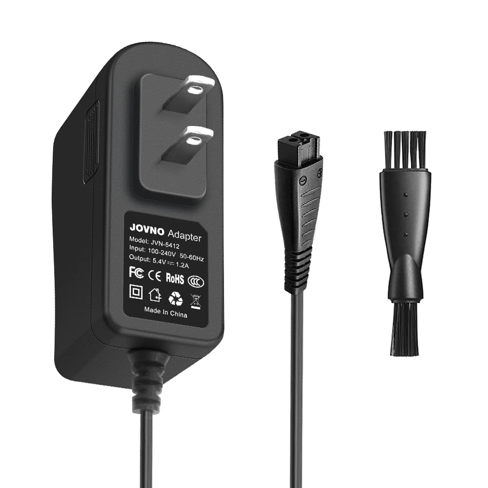 5.4V Power Cord Charger for Panasonico Shaver Arc3 Arc4 Arc5 Shaver Razor, JOVNO Adapter for ES-LV65-S ES-LA93-K ES-RT51-S ES-LA63-S ES-LV95-S RE7-87 RE7-51 RE7-59 RE7-40 RE7-68 RE7-59 Electric Blade