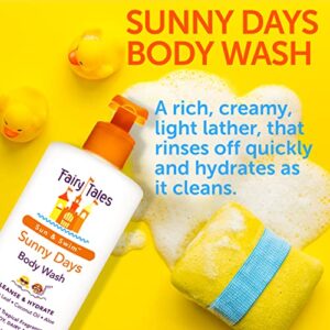 Fairy Tales Sunny Days Chlorine Removal Body Wash, For All Age Swimmers | After Swim Chlorine, Salt And Sunscreen Removal | No Harsh Chemicals or Toxins | Easy to use Pump - 16oz