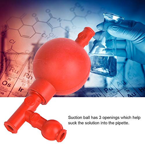 Suction Ball Convenient Pipetting Ball Suction Bulb for Chemical Research for Laboratory