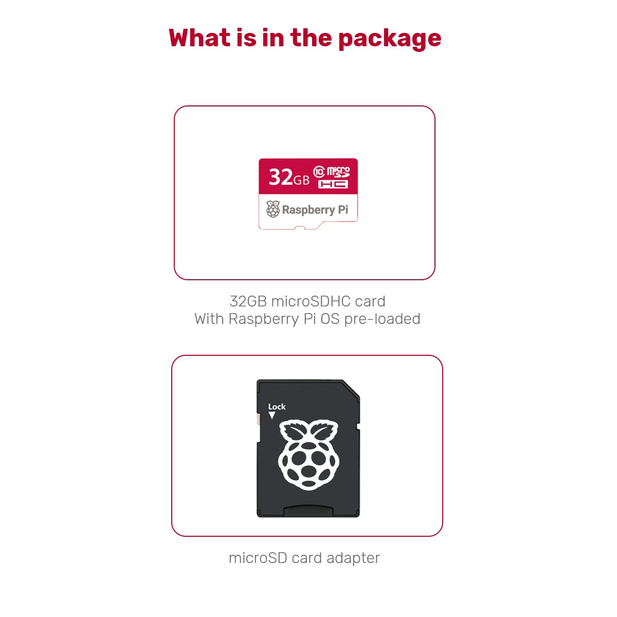 Raspberry Pi OS 32GB Micro SD Card, Compatible with All Pi Models, Web Browsing Gaming E-Mail with Your RPI Board Like a Desktop