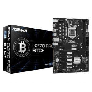 Asrock Q270 PRO BTC+ Mining Board Intel 1151 ATX DDR4 Motherboard