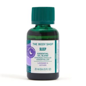 the body shop sleep essential oil blend – relaxing and invigorating – vegan – 0.6oz