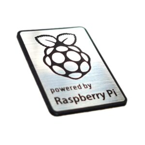 Raspberry Pi Linux Sticker Set (Two Emblems) - 35 mm x 25 mm