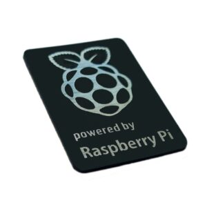 Raspberry Pi Linux Sticker Set (Two Emblems) - 35 mm x 25 mm