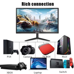 Prechen PC Monitors, 19 Inch Monitor 1440x900, 60 Hz, Computer Monitor with HDMI & VGA Interface, 5ms, Brightness 250 cd/m², Built-in Speaker LED Monitor for Laptop office