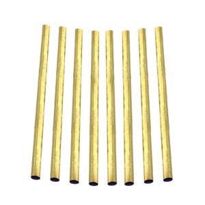 penn state industries pkt8-8 replacement 8mm brass pen tubes, 10" long, pack of 8