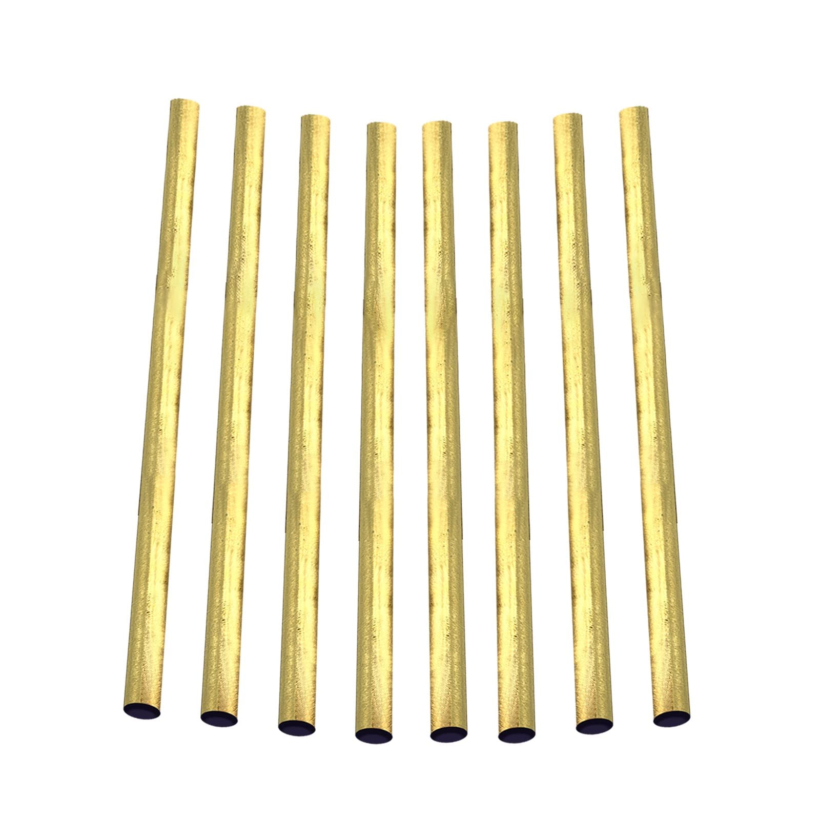 Penn State Industries PKT8-8 Replacement 8mm Brass Pen Tubes, 10" Long, Pack of 8