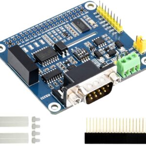 Isolated RS485 RS232 Expansion HAT Board for Raspberry Pi 4B/3B+/3B/2B/Zero/Zero 2 W/Zero 2 WH,Adopt SC16IS752 UART Expansion Chip,SPI to RS485 and RS232 Up to 921600bps Data Rate