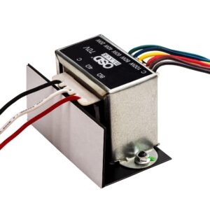 OSD Black 70V Commercial Distribution in-Line Matching Indoor Transformer (100W)