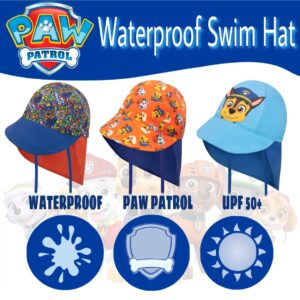 Paw Patrol Beach Hat for Boys, Swim Hat for Kids, Toddler Hat, Kids Sun Hat & Rubble Paw Hat for Boys Blue