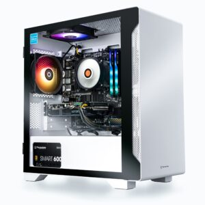 thermaltake lcgs glacier 166 gaming pc (amd ryzen™ 5 3600 6-core, toughram z-one 3600mhz 16gb rgb memory, nvidia geforce® gtx 1660 super 6gb, 1tb m.2 nvme, win 10 home) s1wt-b550-g16-lcs