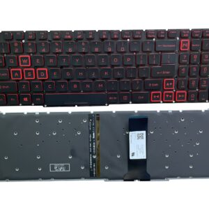 Moon2020 Replacement Keyboard for Acer Predator Helios 300 PH315-52 PH315-53 PH317-53, Nitro 5 AN515-43 AN515-54 AN515-55 AN517-51, Nitro 7 AN715-51 Series Laptop Red with Backlit US Layout, black