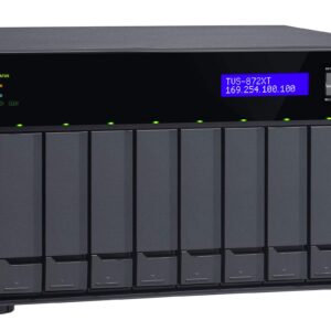 QNAP TVS-872XT-i7-16G-US Ultra-High Speed 8 Bay Thunderbolt™ 3 NAS. Intel® Core™ i7 6-Core Procssor, 16GB RAM