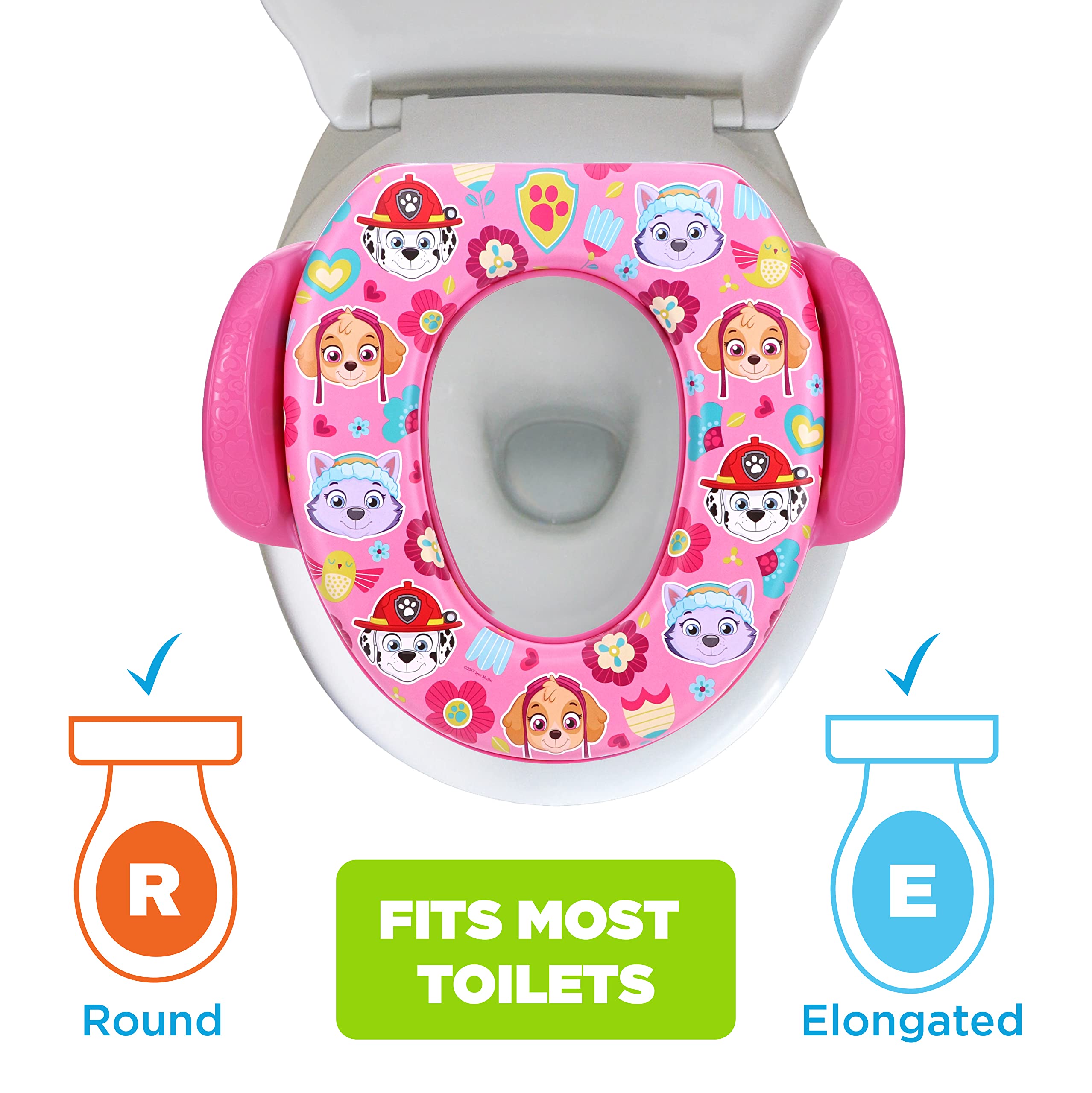 Nickelodeon PAW Patrol "Cool Pups" Soft Potty Seat and Potty Training Seat - Soft Cushion, Baby Potty Training, Safe, Easy to Clean