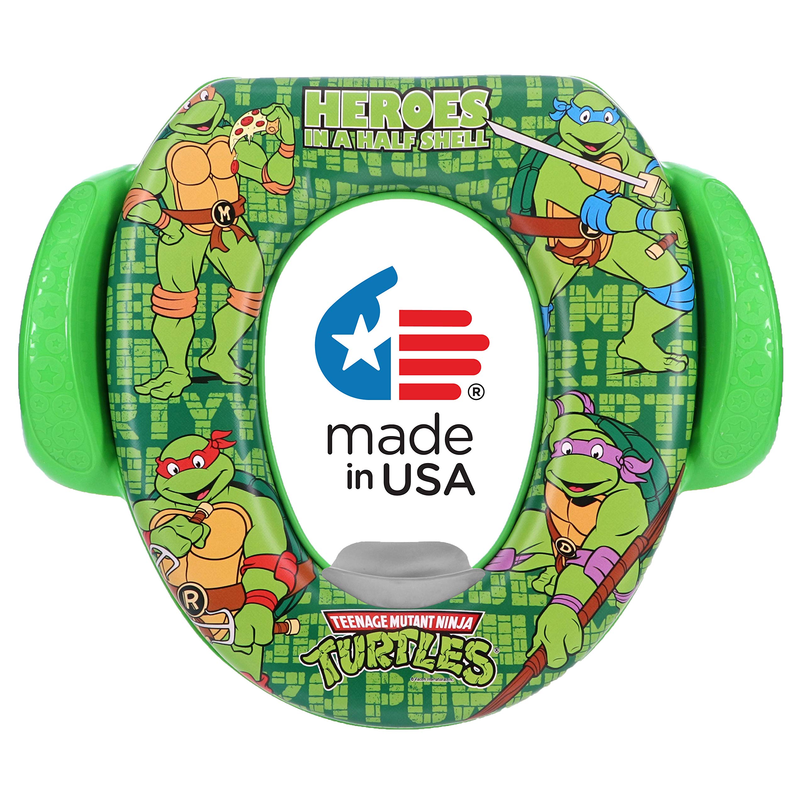 Nickelodeon TMNT "Half Shell" Soft Potty Seat and Potty Training Seat - Soft Cushion, Baby Potty Training, Safe, Easy to Clean