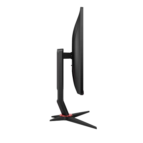 AOC Gaming 27G2SPU- 27 Inch FHD Monitor, 165Hz, IPS, 1ms MPRT, AMD FreeSync Premium, Speakers, Height Adjust, USB HUB (1920 x 1080 @ 165Hz 250 cd/m², HDMI 1.4/DP 1.2, USB 3.2), Black