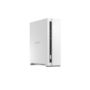 QNAP TS-133-US 1 Bay Affordable Desktop NAS with ARM Cortex-A55 Quad-core Processor and 2 GB DDR4 RAM (Diskless)