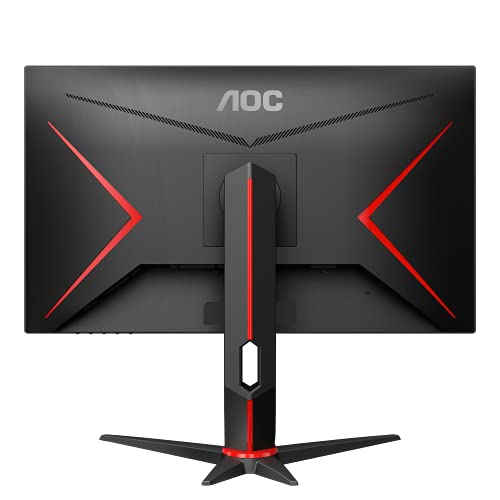 AOC Gaming 27G2SPU- 27 Inch FHD Monitor, 165Hz, IPS, 1ms MPRT, AMD FreeSync Premium, Speakers, Height Adjust, USB HUB (1920 x 1080 @ 165Hz 250 cd/m², HDMI 1.4/DP 1.2, USB 3.2), Black