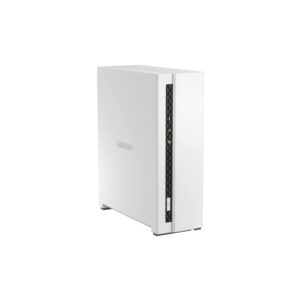 QNAP TS-133-US 1 Bay Affordable Desktop NAS with ARM Cortex-A55 Quad-core Processor and 2 GB DDR4 RAM (Diskless)