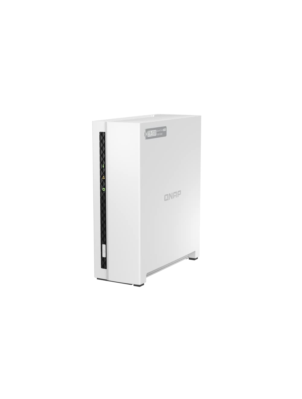 QNAP TS-133-US 1 Bay Affordable Desktop NAS with ARM Cortex-A55 Quad-core Processor and 2 GB DDR4 RAM (Diskless)