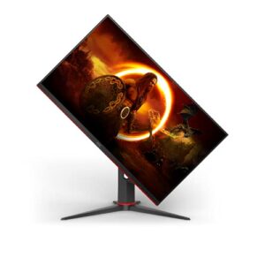 AOC Gaming 27G2SPU- 27 Inch FHD Monitor, 165Hz, IPS, 1ms MPRT, AMD FreeSync Premium, Speakers, Height Adjust, USB HUB (1920 x 1080 @ 165Hz 250 cd/m², HDMI 1.4/DP 1.2, USB 3.2), Black