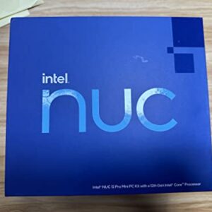 Intel NUC 12 Pro NUC12WSHi7 Mini PC 12th Gen Intel Core i7-1260P, 12 Cores(4P+8E), 16 Threads, 18MB Intel Smart Cache, Intel Iris Xe Graphics,Barebone No RAM, No SSD, No OS