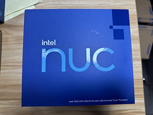 Intel NUC 12 Pro NUC12WSHi7 Mini PC 12th Gen Intel Core i7-1260P, 12 Cores(4P+8E), 16 Threads, 18MB Intel Smart Cache, Intel Iris Xe Graphics,Barebone No RAM, No SSD, No OS